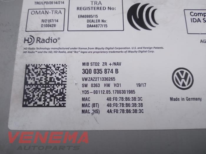 Regelunit Multi Media Volkswagen Golf Sportsvan 1.4 TSI 16V ...