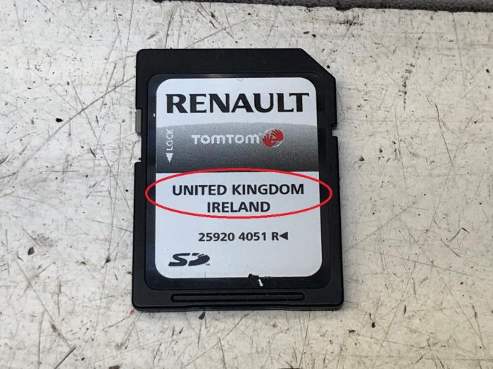 Renault Megane SD-kaarten navigatie voorraad | Onderdelenlijn.nl