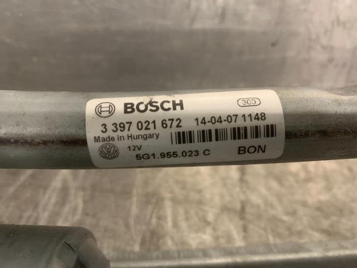 Ruitenwismotor+Mechaniek Volkswagen Golf VII 1.4 TSI 16V - 5G1955023C BOSCH