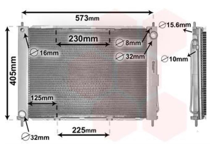 Radiateur Renault Clio - RTM405 AVA COOLING - Gebr Opdam B.V.