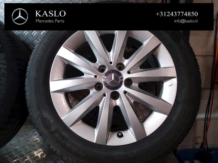 Velgen set + banden - A2464010202 Lichtmetaal MERCEDES