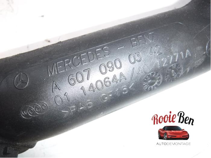 Intercooler Buis Mercedes A 1.5 A-180 CDI, A-180d 16V - A6070900342 607951