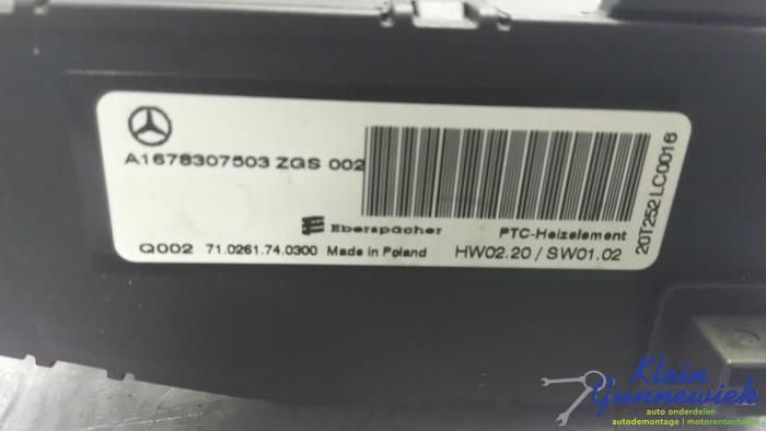 Kachel Verwarmingselement Mercedes GLE-Klasse - A1678307503 EBERSPRACHER