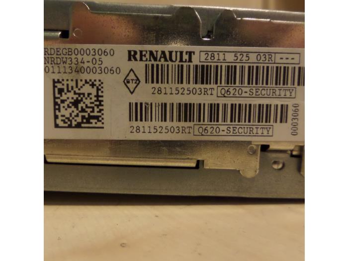 Radio CD Speler Renault Modus/Grand Modus 1.6 16V - 281152503RT RENAULT