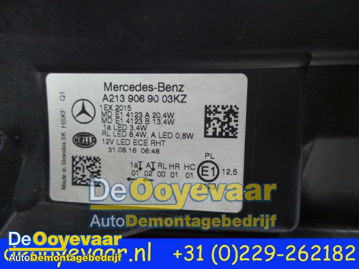 Gebruikte Mercedes E (W213) E-220d 2.0 Turbo 16V Koplamp rechts ...