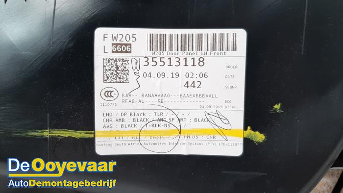 Bekleding Set (compleet) Mercedes C C-180 1.5 EQ Boost - A2139057302