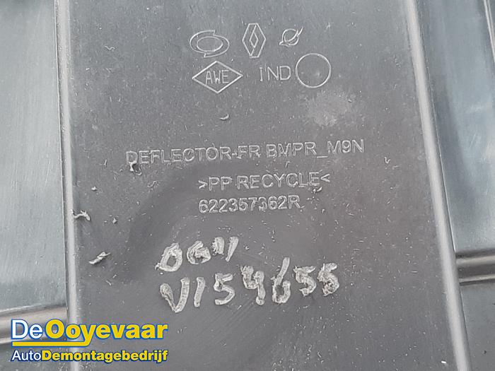 Bumper onderplaat Renault Koleos II 1.7 Blue dCi 150 - 622357362R