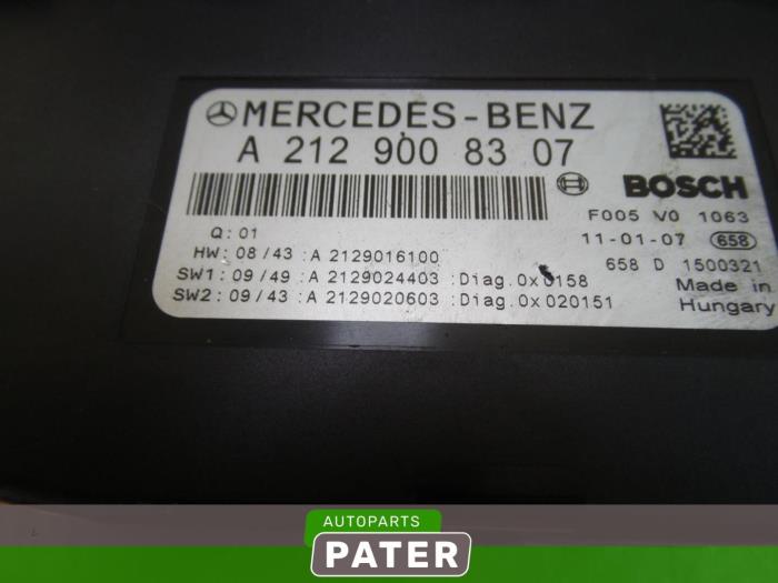 Gebruikte Mercedes E (W212) E-250 CGI 16V BlueEfficiency Zekeringkast ...