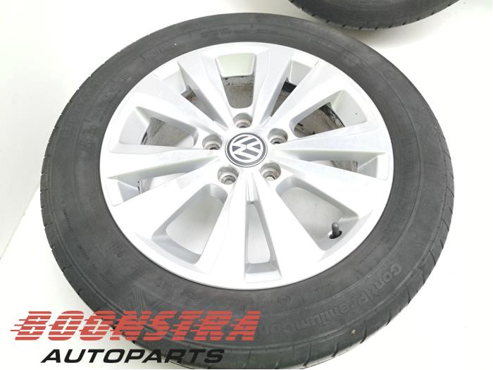 Velgen set + banden Volkswagen Golf VII 1.0 TSI 12V BlueMotion ...