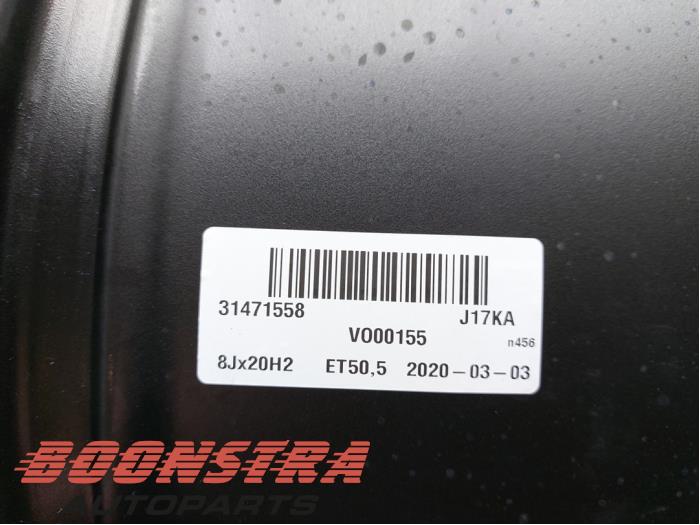 Velgen set Volvo XC40 1.5 T5 Twin Engine 16V - 2912102 Lichtmetaal BORBET