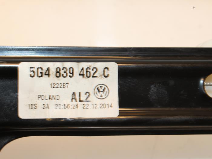 Ruitmechaniek 4Deurs rechts-achter Volkswagen Golf VII 1.4 GTE 16V ...