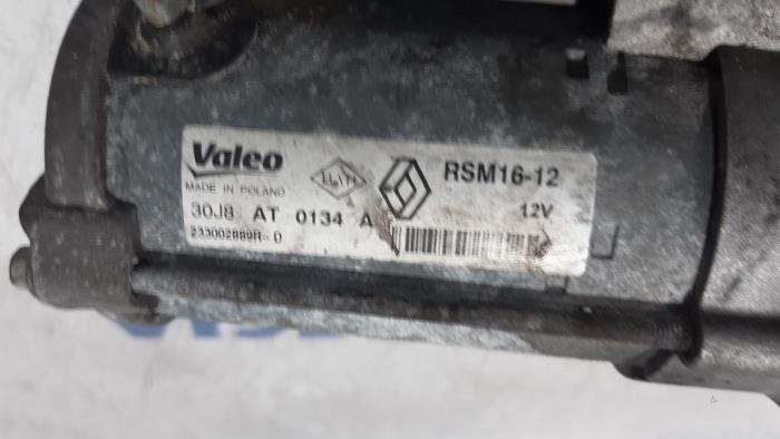 Startmotor Renault Trafic 1.6 dCi 125 Twin Turbo - 233002889R R9M452 VALEO