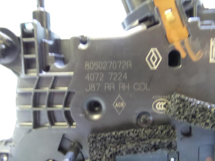 Deurslot Mechaniek 4Deurs rechts-achter Renault Captur 1.5 Energy dCi ...