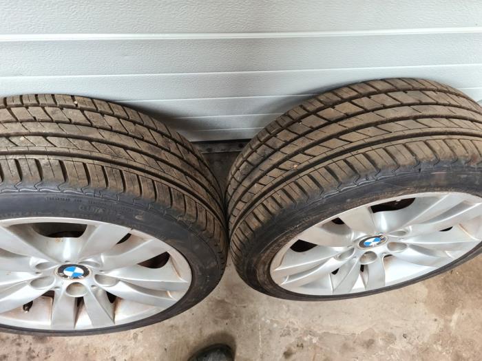 Velgen set + banden BMW 3 serie 320i 16V - 36116775599 Lichtmetaal