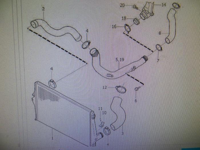 Gebruikte Volvo XC90 I 2.4 D5 20V Intercooler Slang - 31261367 - Auto ...
