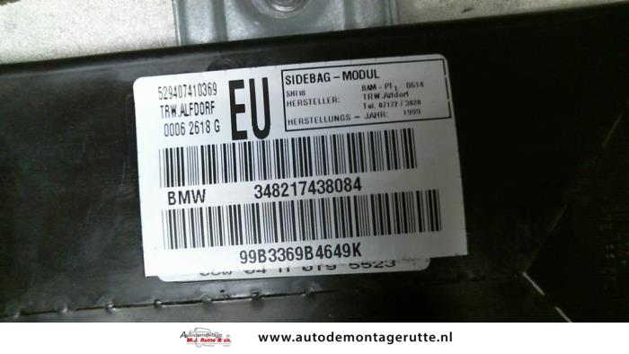 Airbag portier 4Deurs rechts-voor BMW 3 serie Touring 318i - 348217438084