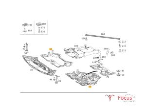 Gebruikte Mercedes C (W204) 2.2 C-200 CDI 16V Motor Beschermplaat ...
