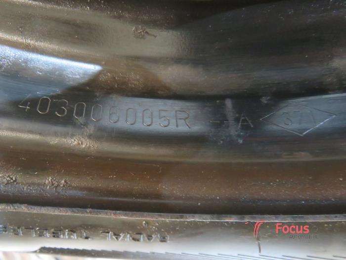Velg + Band Renault Clio IV 1.2 16V GPL - 403006005R Staal GOODYEAR