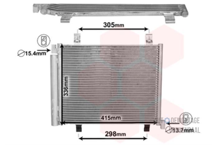 Airco Condensoren met artikelnummer 1S0816411 voorraad