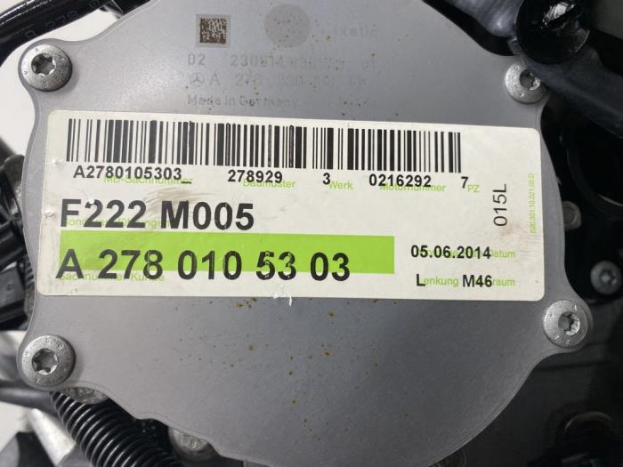 Motor Mercedes S 4.7 S-500, S-500L V8 32V 4-Matic - A2780105303 278929