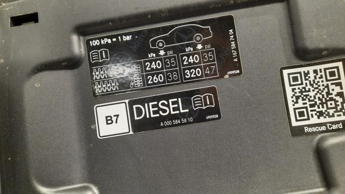Clapet réservoir Mercedes GLE-Klasse | Didier