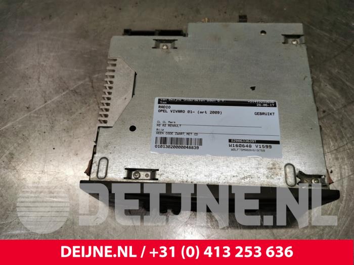 Opel Vivaro Radio's voorraad | Onderdelenlijn.nl