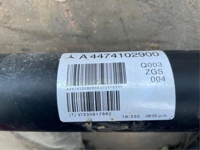 Tussenas Mercedes Vito Tourer 2.0 114 CDI 16V - A4474102900 654920 7250050
