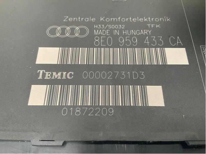 Gebruikte Audi A4 Avant (8ED) 1.9 TDI Comfort Module - 8E0959433CA ...