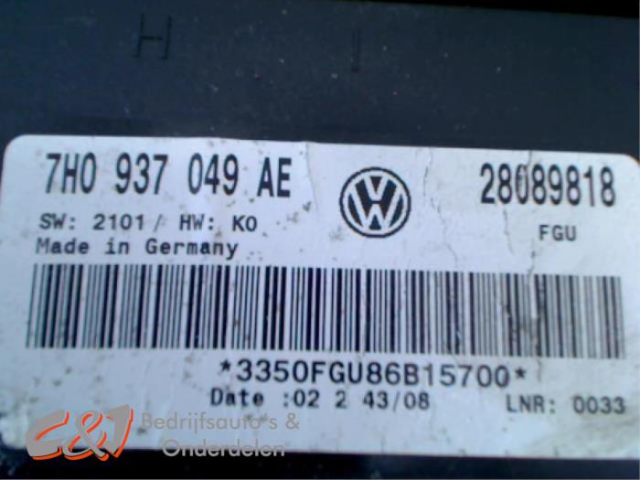 Computer Motormanagement Volkswagen Transporter T5 2.5 TDi - 0281014891 ...