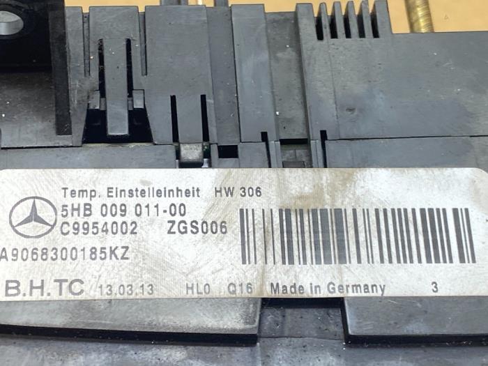 Heater control panel Mercedes Sprinter | A9068300185 | Autoparts Van De ...