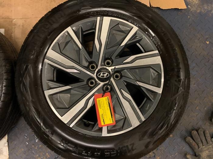 Velgen set + banden - 52910N7160 Lichtmetaal HYUNDAI