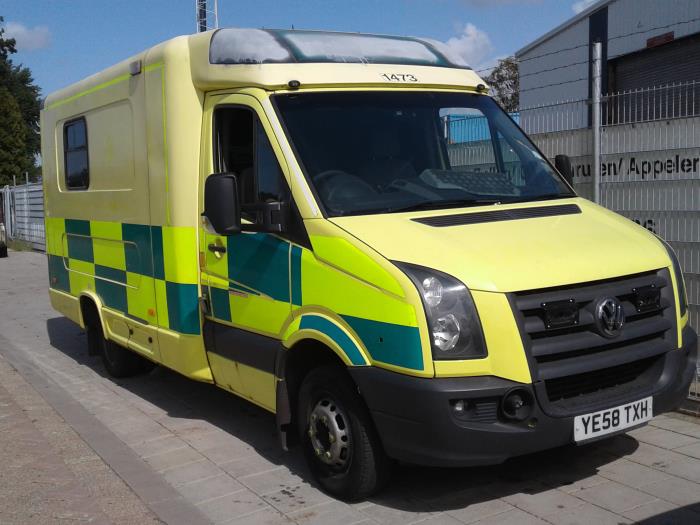 Volkswagen Crafter 2.5 TDI 28/30/32/35 SWB Sloopvoertuig (2008, Geel)