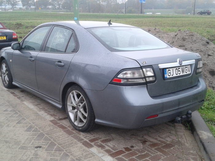 Saab 9-3 II Sport Sedan 1.9 TiD 16V Sloopvoertuig (2007, Grijs)