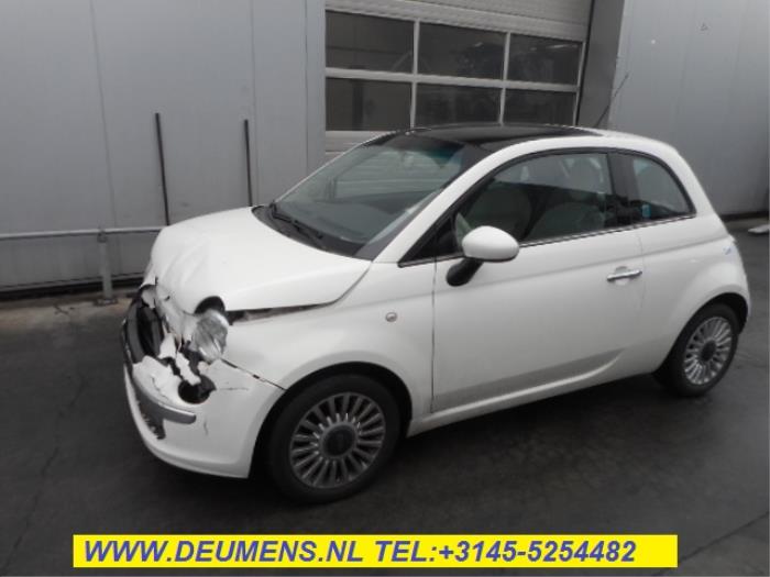 Fiat 500 1.2 69 Sloopvoertuig (2009, Wit)