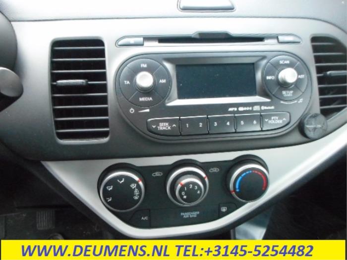 Kia Picanto 1.0 12V Sloopvoertuig (2014, Grijs)