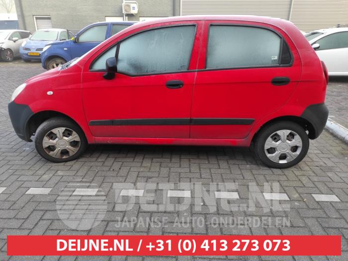 Chevrolet Matiz 0.8 S,SE Schadevoertuig (2007, Rood)
