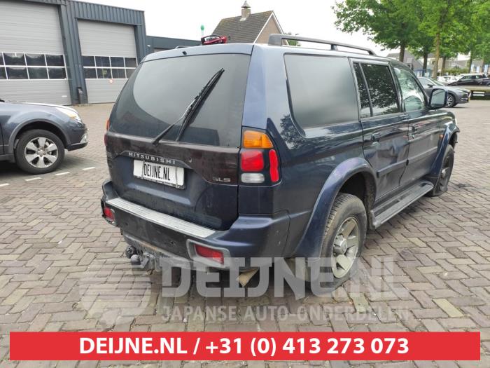 Mitsubishi Pajero Sport 2.5 TD GLS Schadevoertuig (2004, Blauw)
