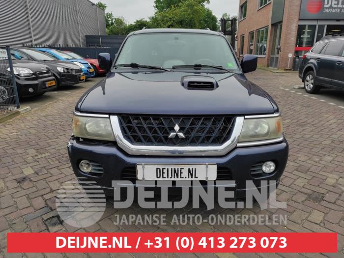 Mitsubishi Pajero Sport 2.5 TD GLS Schadevoertuig (2004, Blauw)