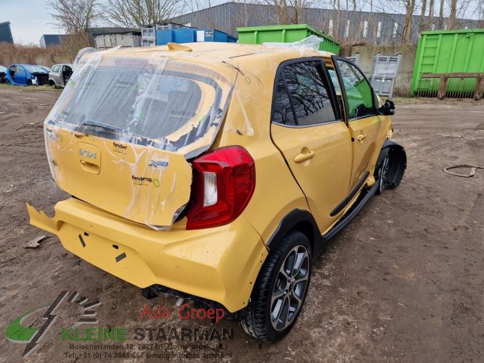 Kia Picanto 1.0 12V Sloopvoertuig (2022, Geel)