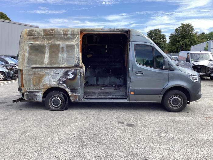 Mercedes Sprinter 5t 516 CDI 2.1 D RWD Sloopvoertuig (2020, Grijs)