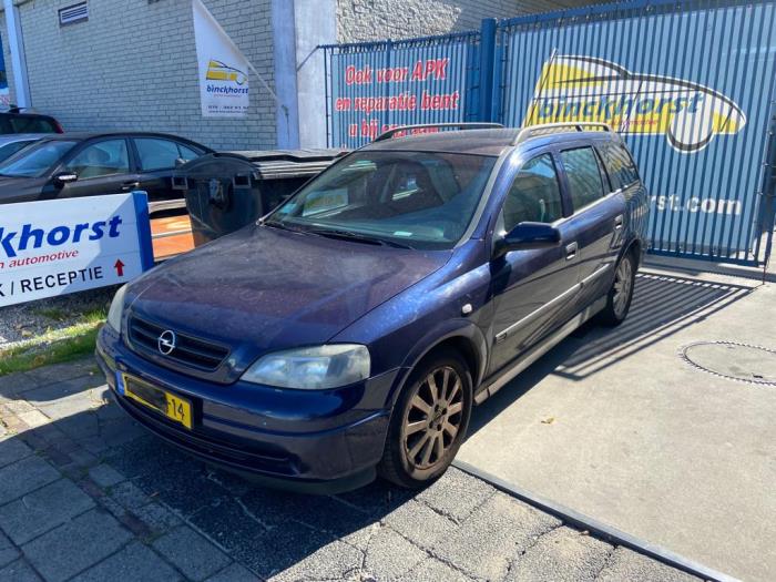 Opel Astra G Caravan 1.6 16V Sloopvoertuig (1999, Blauw)