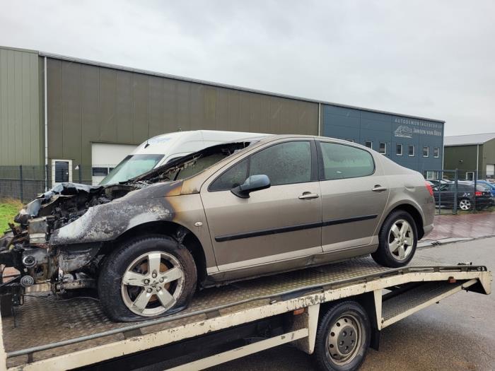 Peugeot 407 1.8 16V Sloopvoertuig (2007, Grijs) Jansen van Beek