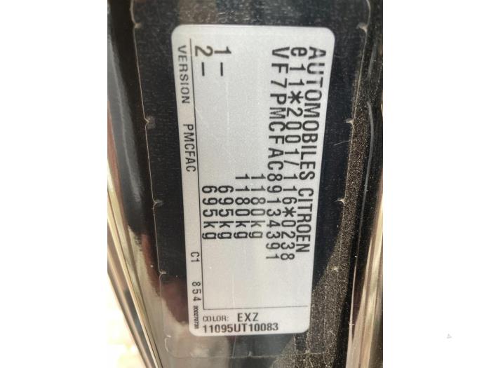 Citroen C1 1.0 12V Sloopvoertuig (2007, Zwart)