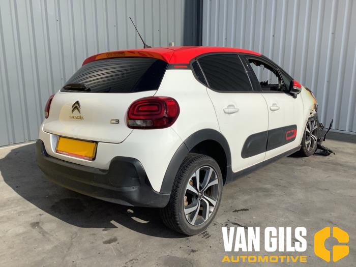 Citroen C3 1.2 12V e-THP PureTech 110 Sloopvoertuig (2020, Wit, Rood)