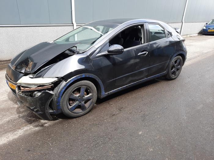 Honda Civic 1.4 i-Dsi Sloopvoertuig (2006, Zwart) Auto Bek