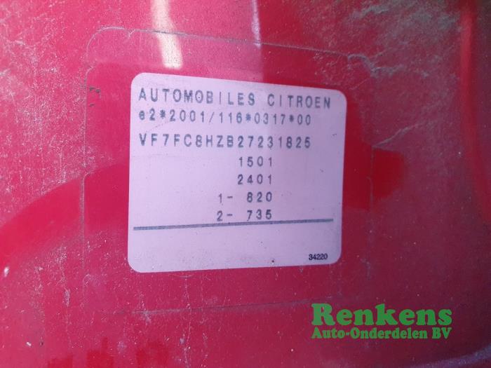 Citroen C3 1.4 HDi Sloopvoertuig (2004, Metallic, Rood)