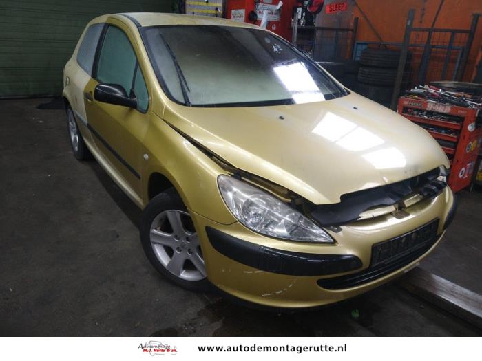 Peugeot 307 1.4 Sloopvoertuig (2002, Geel)