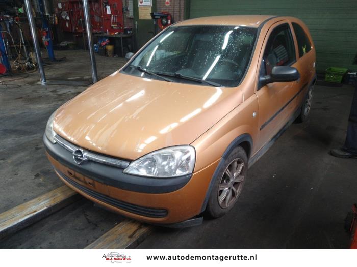 Opel Corsa C 1.0 12V Sloopvoertuig (2002, Geel)