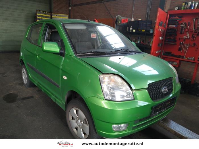 Kia Picanto 1.0 12V Sloopvoertuig (2007, Groen)
