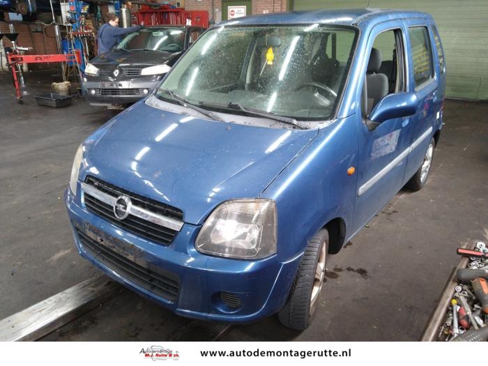 Opel Agila 1.2 16V Sloopvoertuig (2004, Blauw)